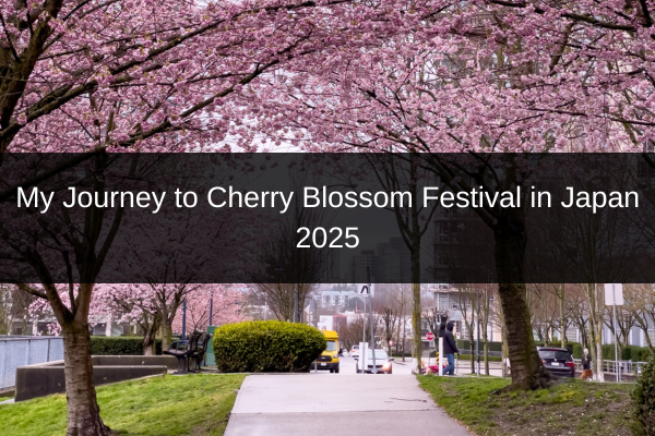 My Journey to Cherry Blossom Festival in Japan 2025