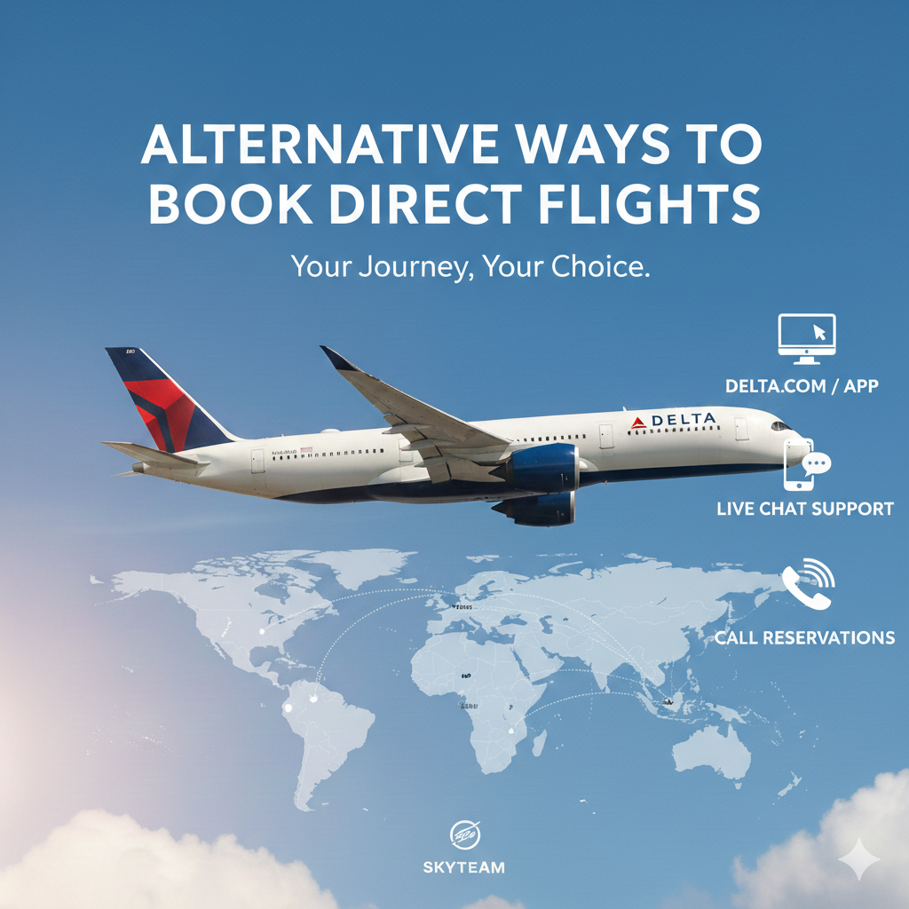 How to Book a Direct Flight With Delta Airlines