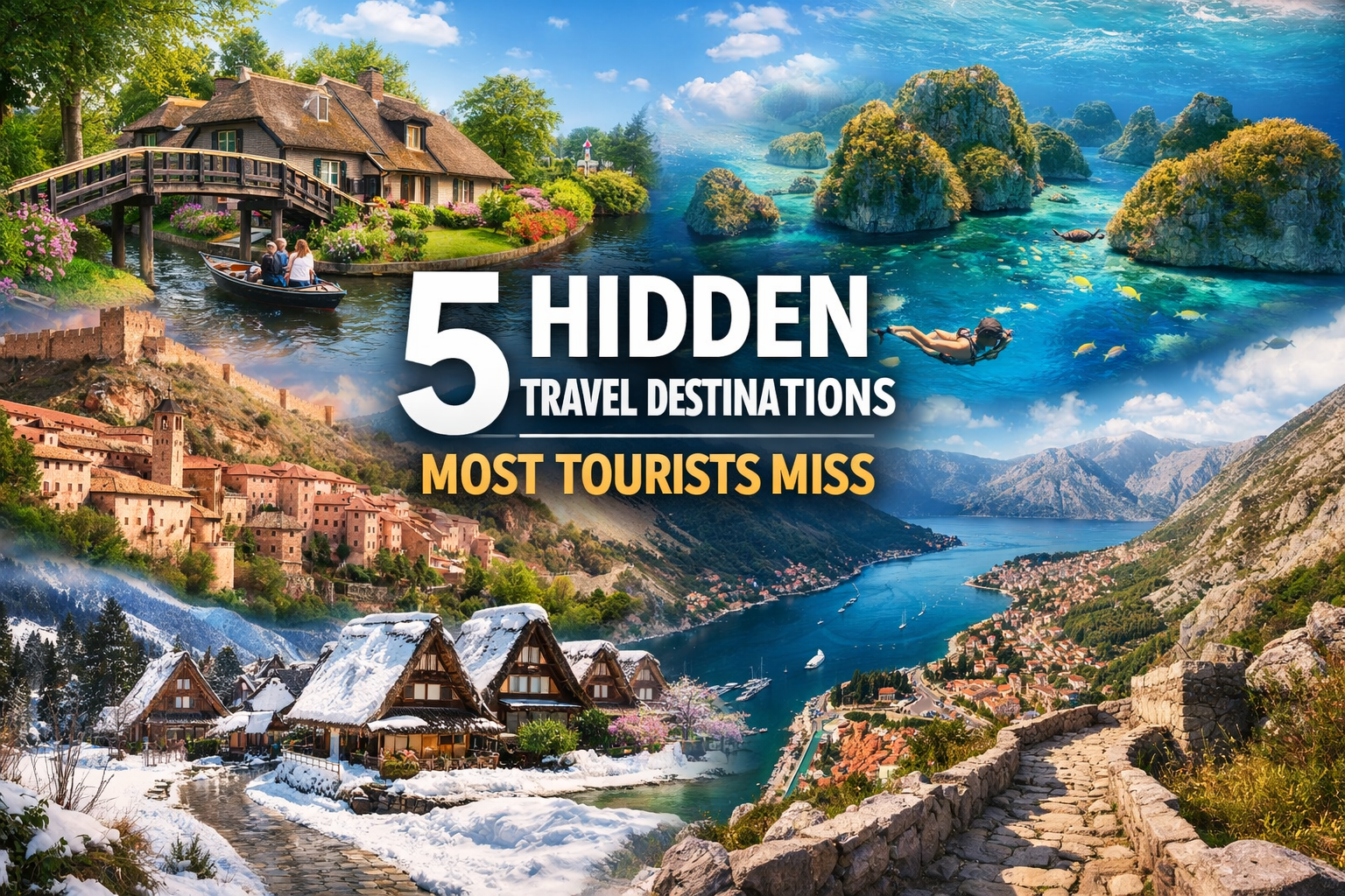 5 Hidden Travel Destinations Most Tourists Miss